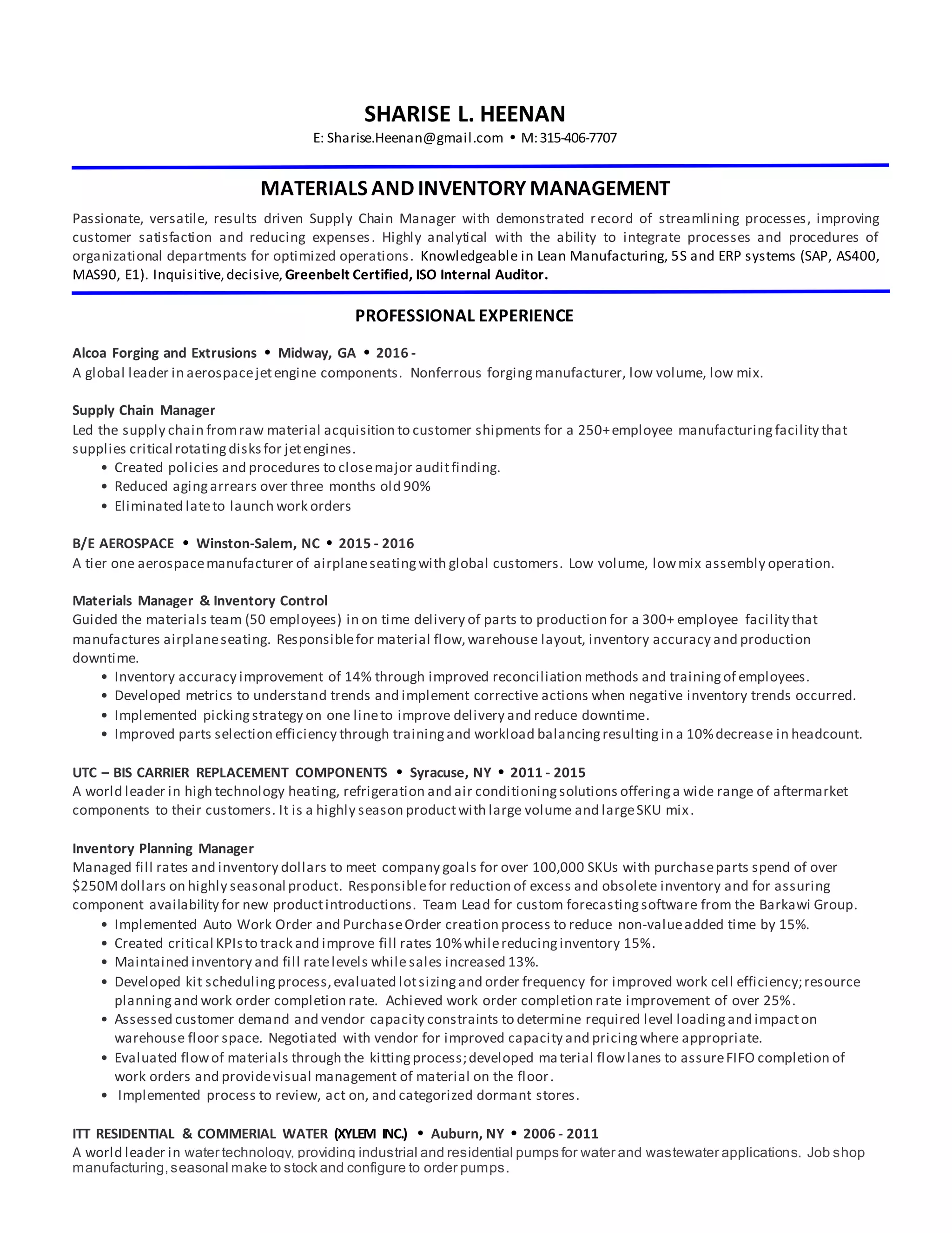 HeenanResume2016 R1 | DOCX