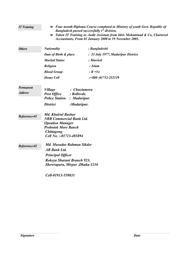 Bashar New CV | DOC | Business Accounting & Finance | Business