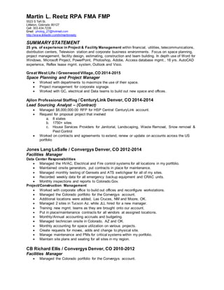 Martin L Reetz Resume 092215 | DOCX