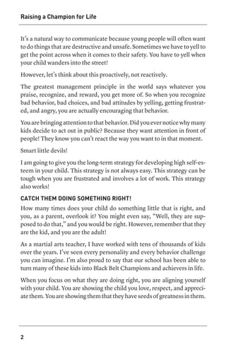 Raising a Champion for Life | PDF