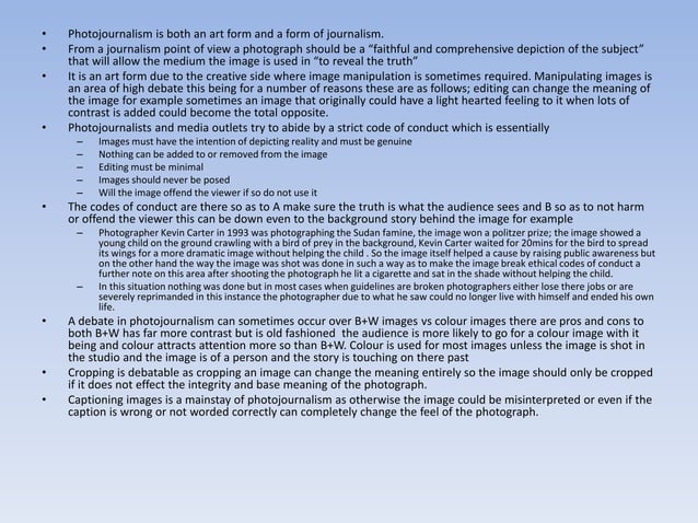 Photojournalism | PPT