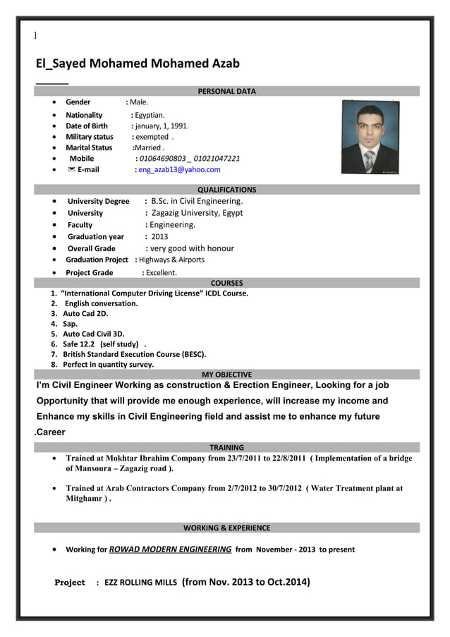 My c.v sayed azab | DOC