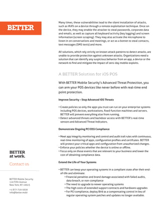 BETTER- Threat Whitepaper- PoS | PDF | Operating Systems | Computer Software and Applications