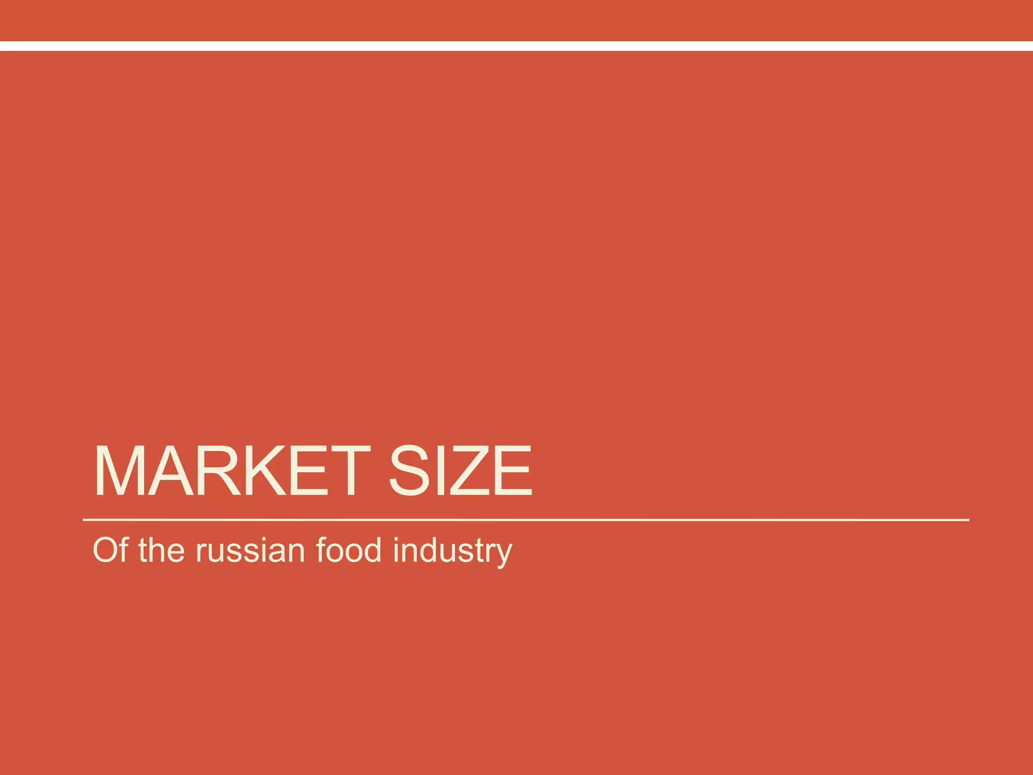 Russian Food Industry | PPTX