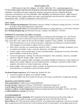 Jared Cernosky Resume | DOCX