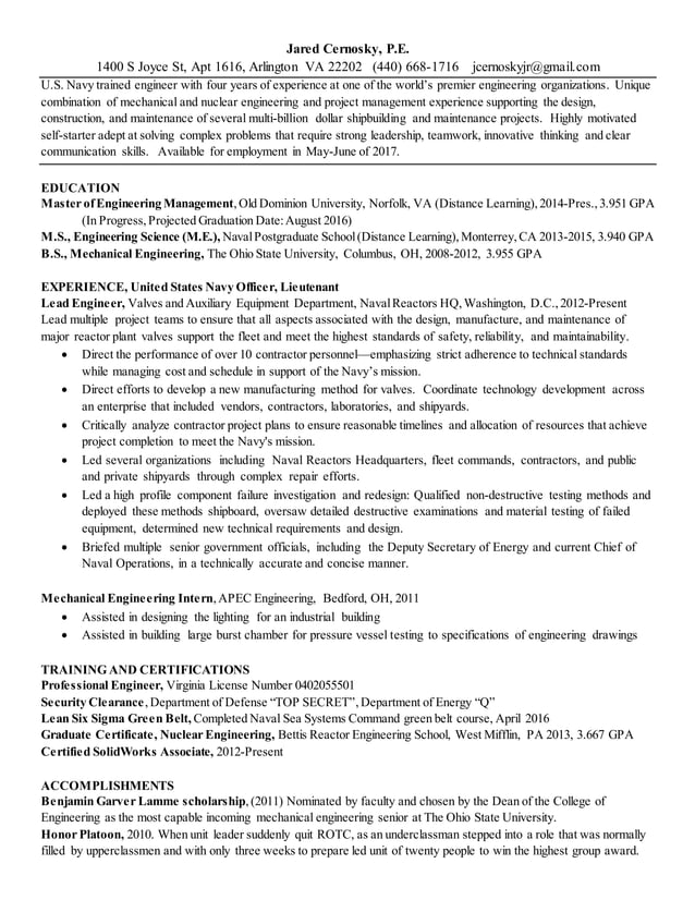 Jared Cernosky Resume | DOCX
