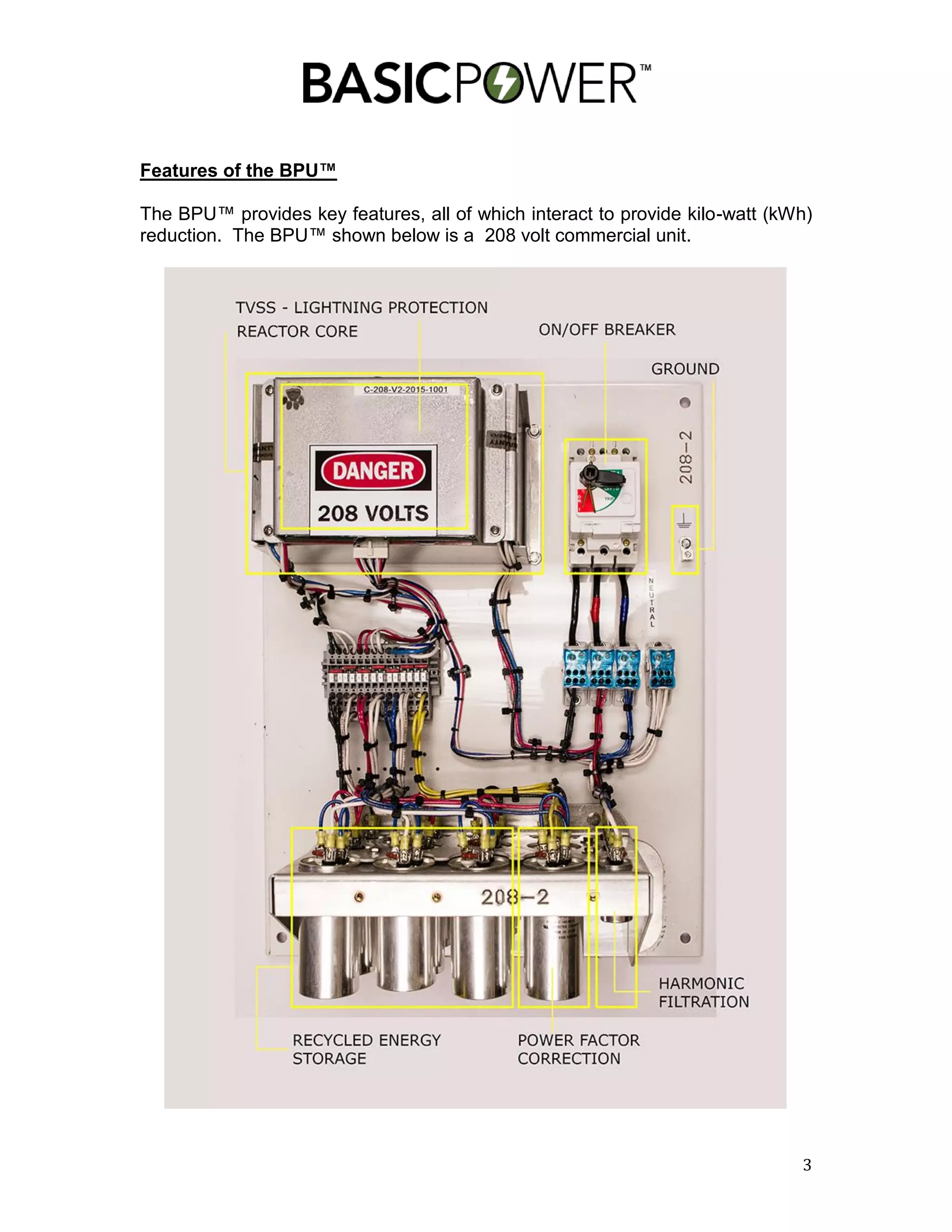 BPU Product Description | PDF