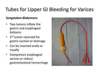 GASTRIC TUBES | PPTX