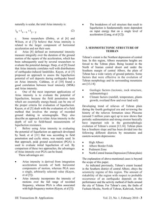 PROBABILISTIC SEISMIC HAZARD ASSESSMENT OF TEHRAN | PDF