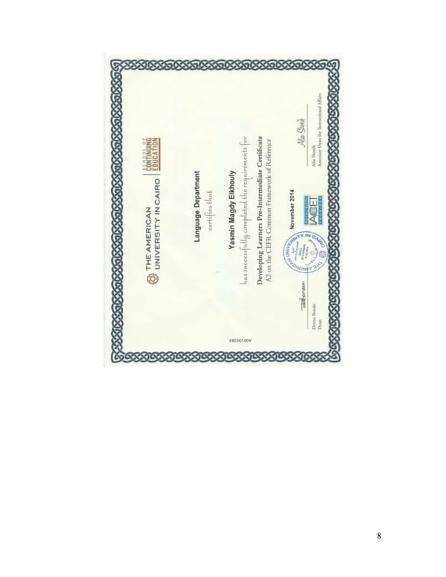 CV - Yasmin magdy elsaid hassan elkholy.docx2 | DOCX | Business | Business and Finance