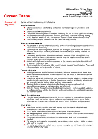 Resume- Coreen Taane | PDF