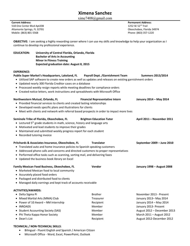 Resume Acct 2015-06 XS | DOC
