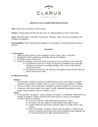 Research SOP | DOCX
