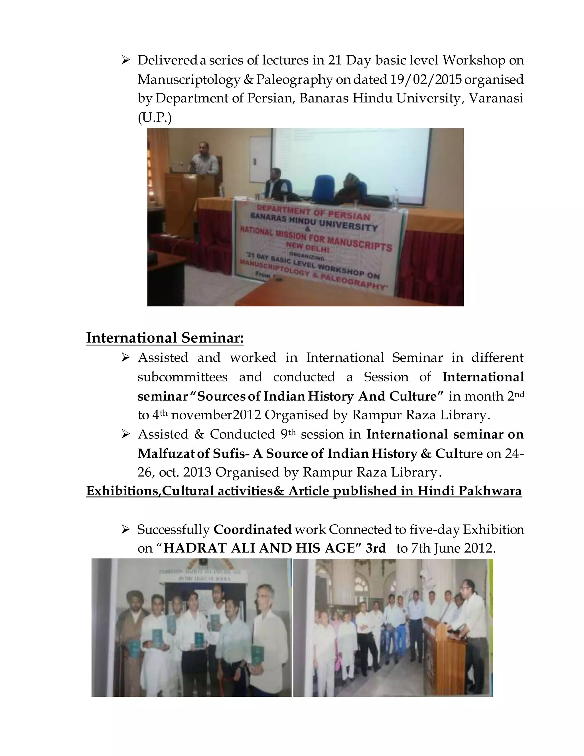 cv of syed Tariq azhar update | DOCX