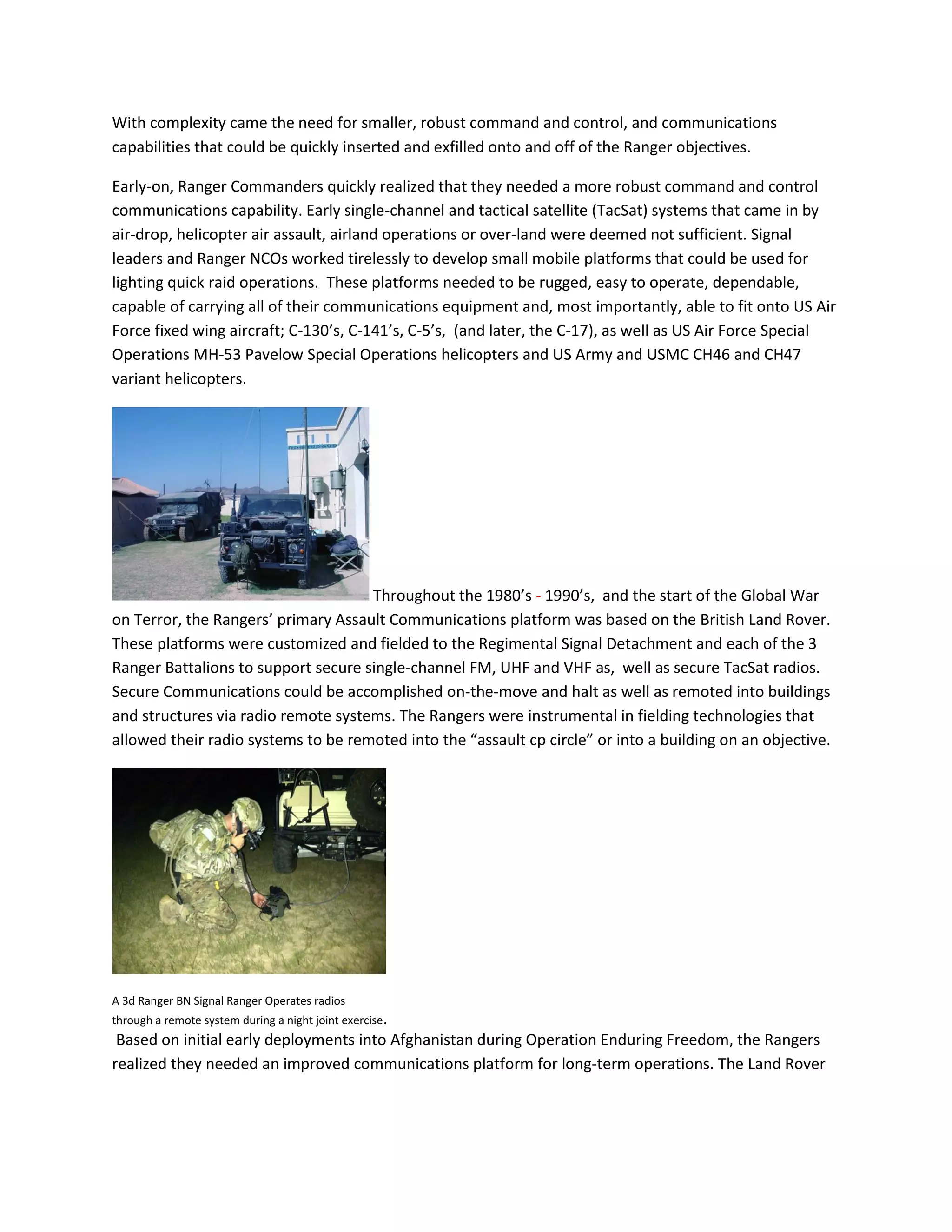 4K Solutions Special Operations Assault Communications _v3.0 | PDF