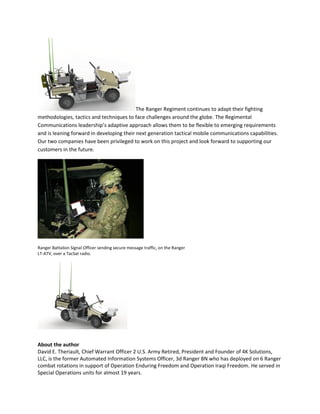 4K Solutions Special Operations Assault Communications _v3.0 | PDF