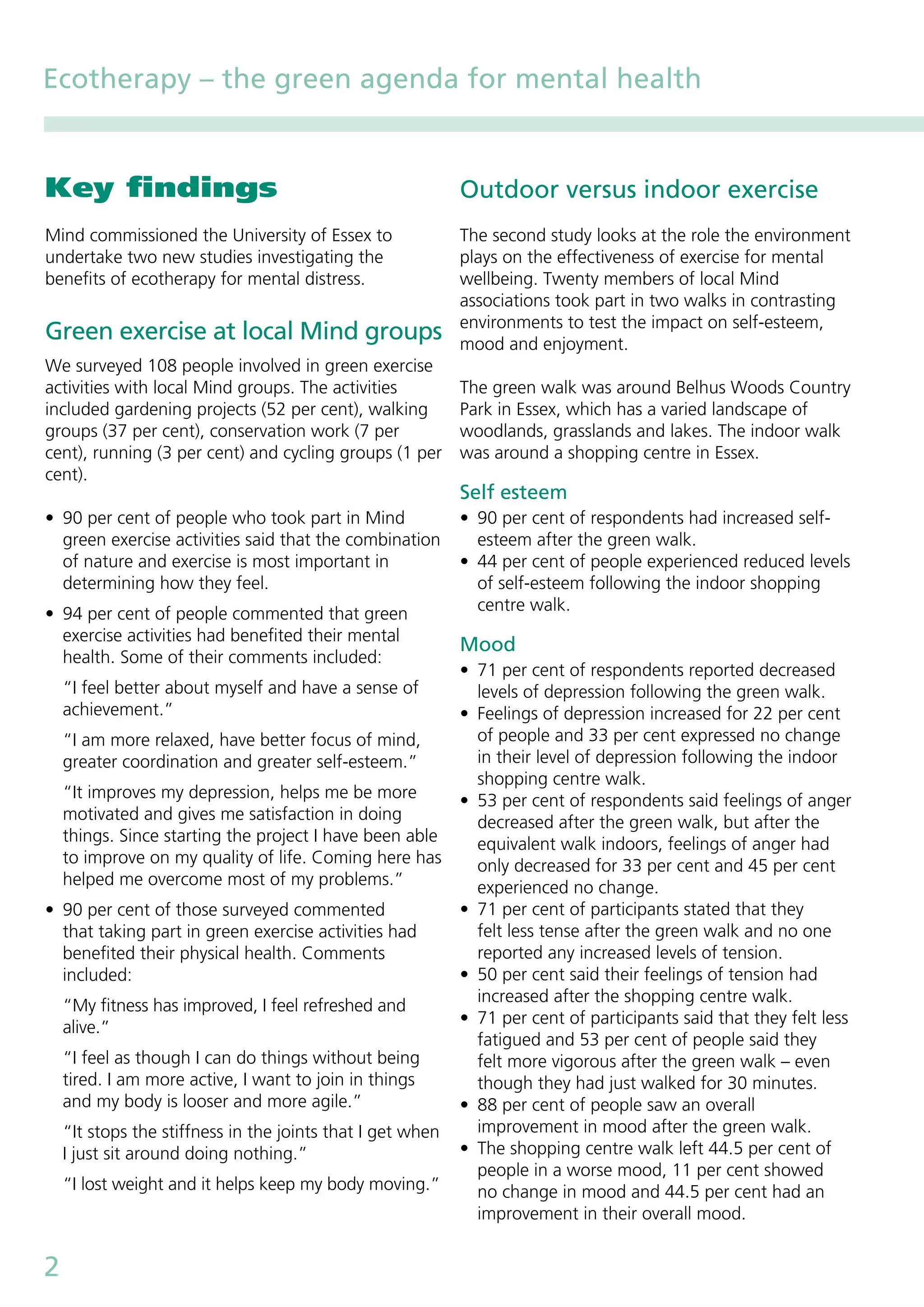 Ecotherapy_The_green_agenda_for_mental_health | PDF | Mental Health ...
