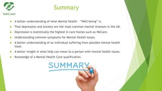 mental health presentation | PPTX