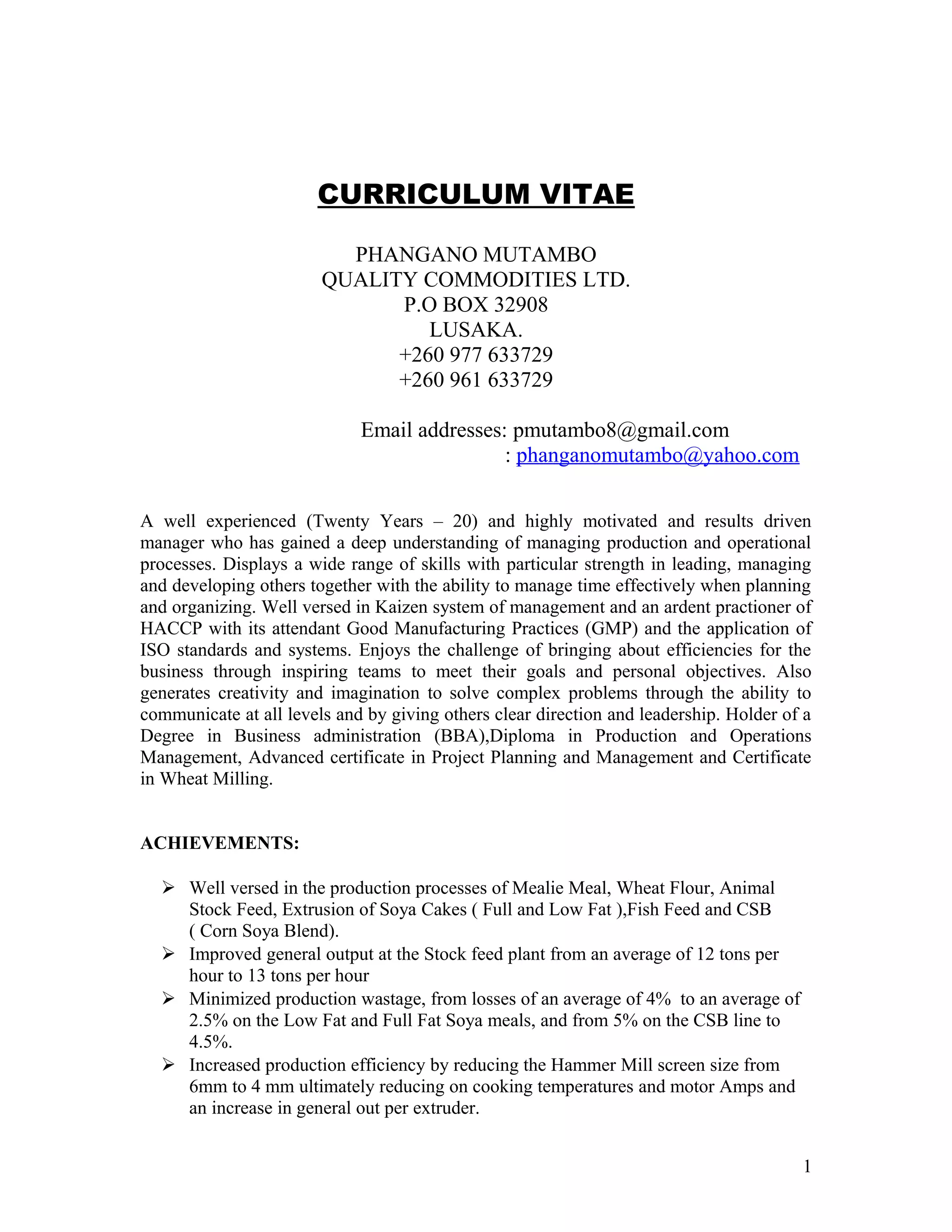 CURRICULUM VITAE | DOC