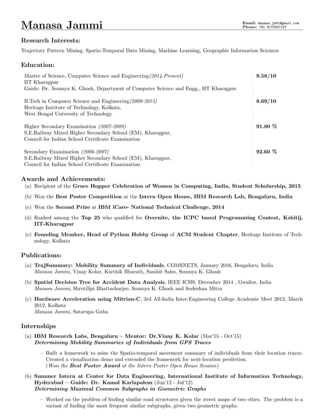 Manasa_resume | PDF | Computer Software and Applications | Computing