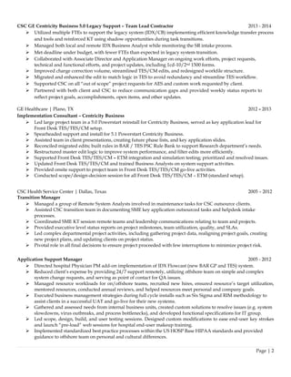 Farzana Ali - Health IT Resume_201609 | PDF