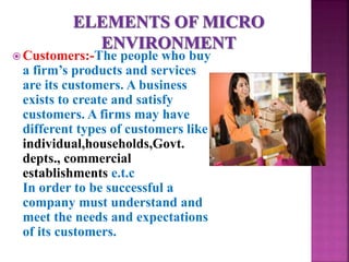 MICROENVIRONMENT FACTORS | PPTX