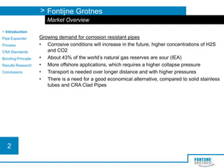 CRA Lined Pipe Presentation_Pipe Conference_Final | PDF
