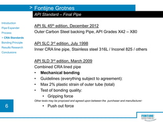 CRA Lined Pipe Presentation_Pipe Conference_Final | PDF
