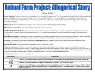 Animal Farm Project | DOCX