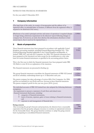 FRS-102-Limited-Example-Financial-Statements | PDF