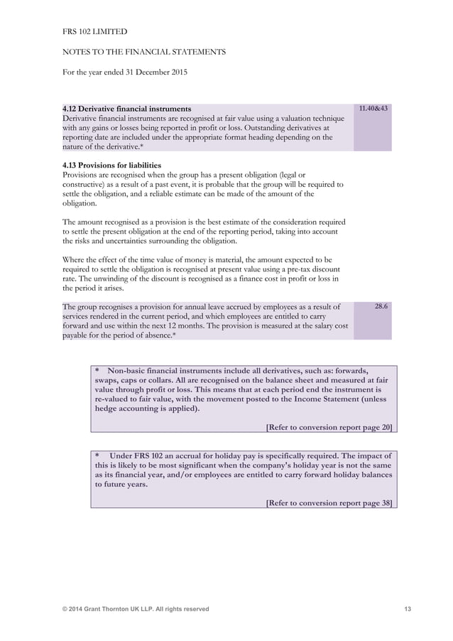 FRS-102-Limited-Example-Financial-Statements | PDF