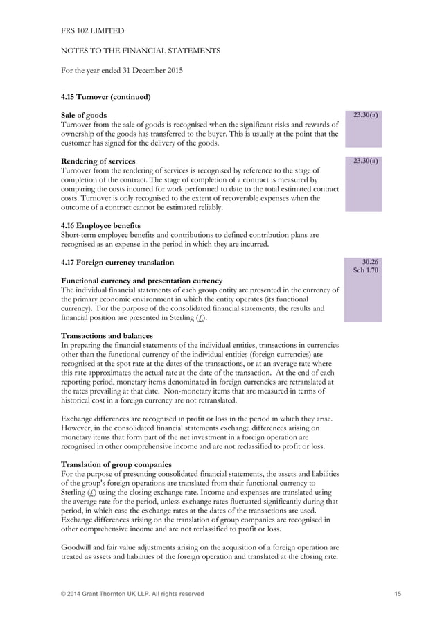 FRS-102-Limited-Example-Financial-Statements | PDF