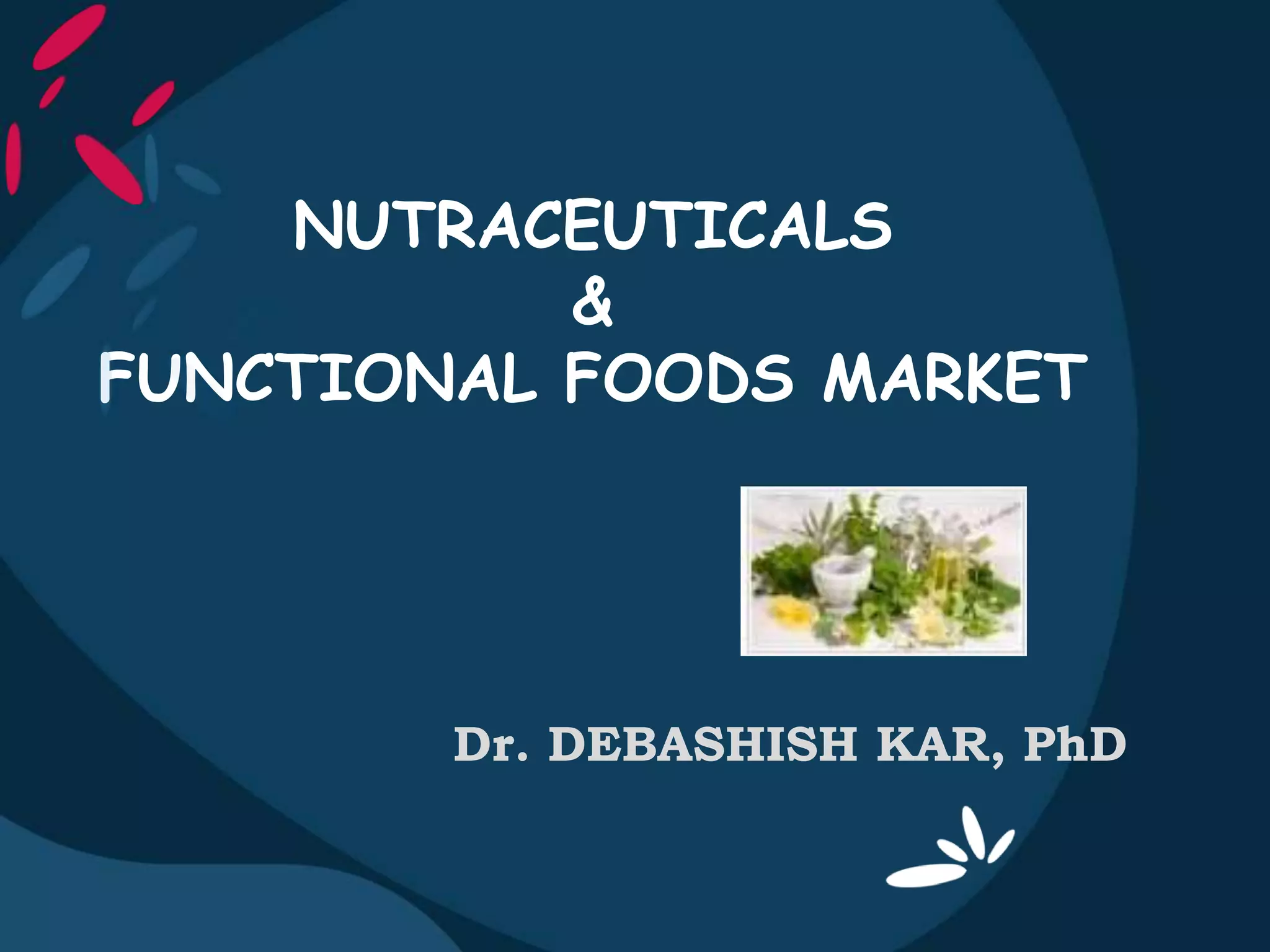 NUTRACEUTICALS & FUNCTIONAL FOODS MARKET | PPTX | Pharmaceutical Industry | Industries