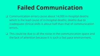 Communication in HealthCare | PPTX