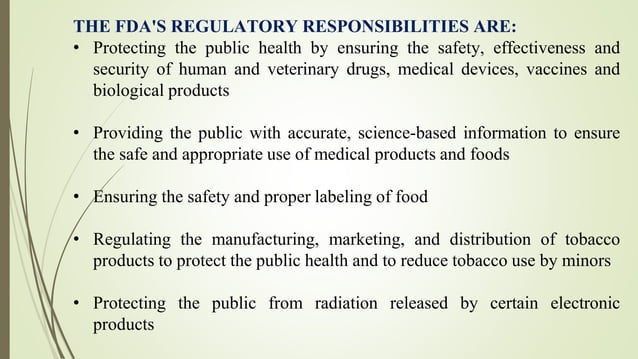 FDA | PPT