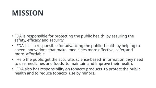 OVERVIEW OF US FOOD AND DRUG ADMINISTRATION.pptx