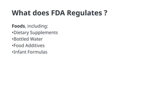 OVERVIEW OF US FOOD AND DRUG ADMINISTRATION.pptx