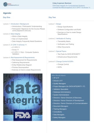 Fda data-integrity-21-cfr-11-singapore | PDF