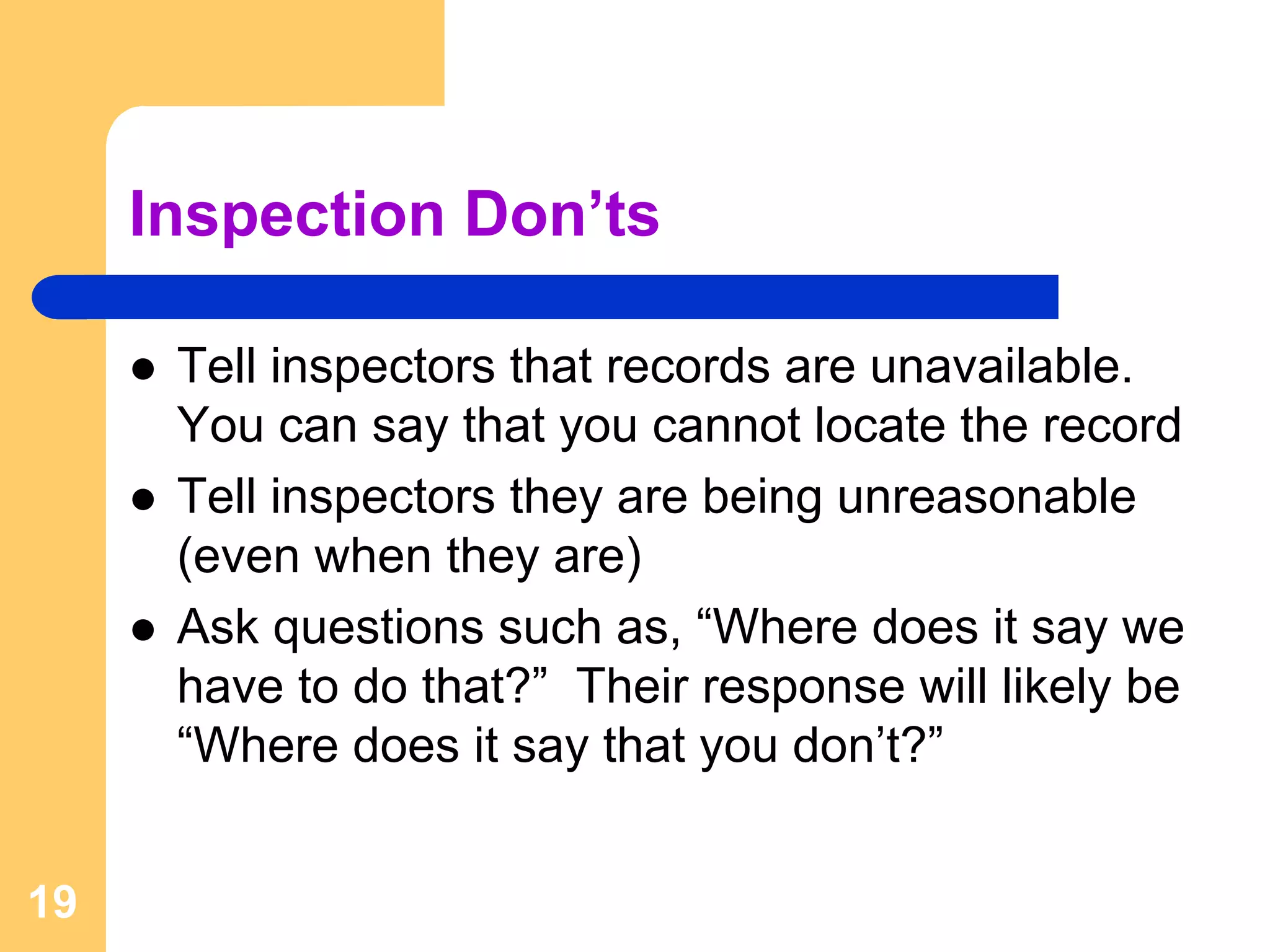 FDA PreApproval Inspection - Part 2 | PDF