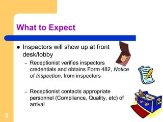 FDA PreApproval Inspection - Part 2 | PDF