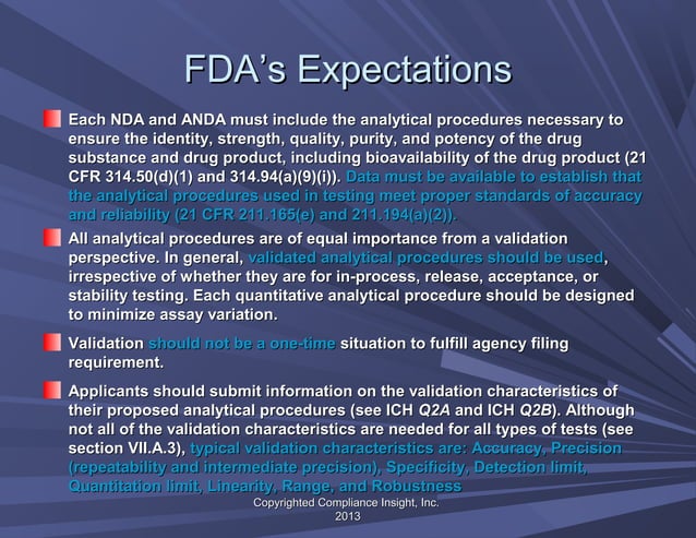 FDA 483 observations in the lab
