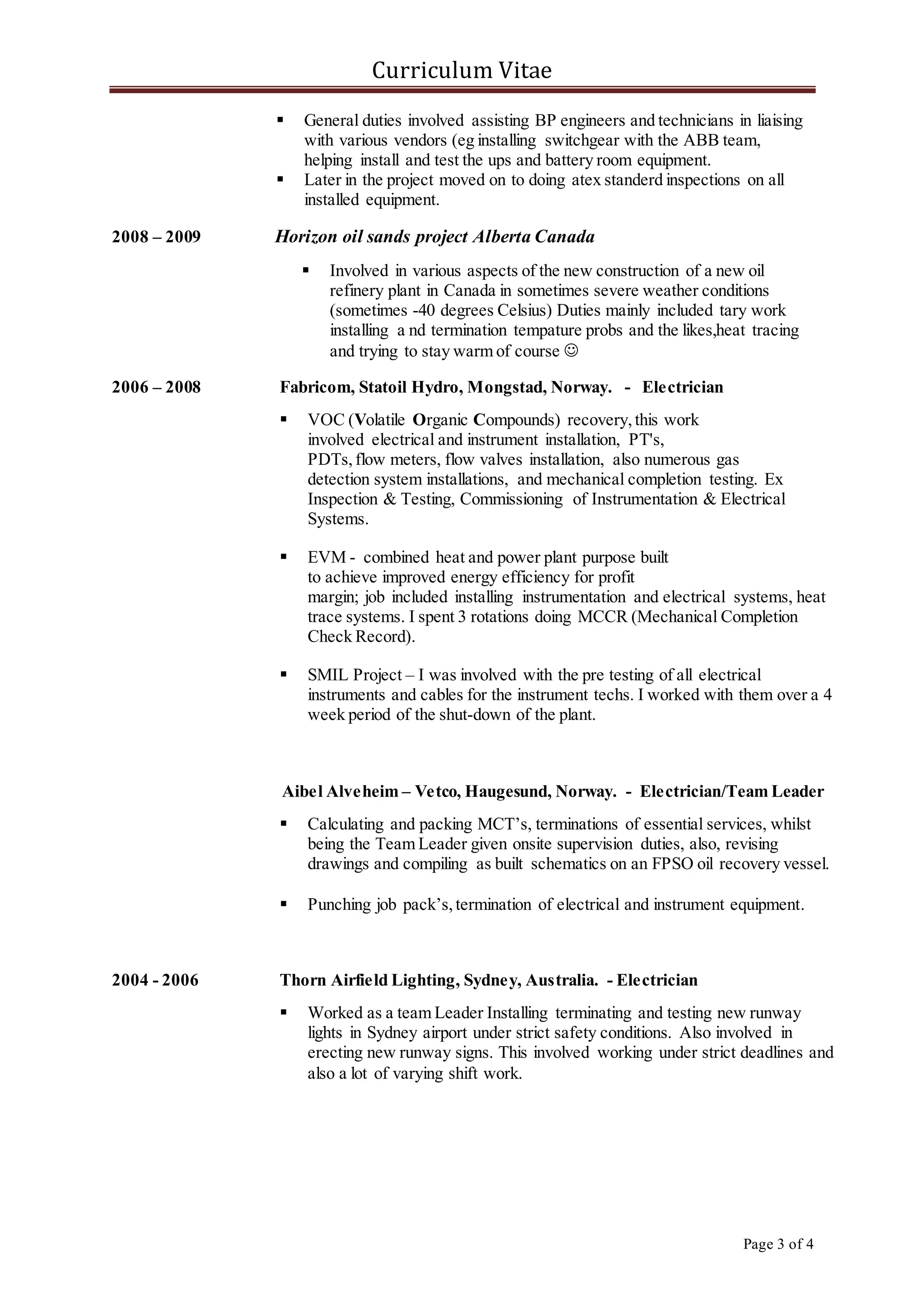 Richard Kirby CV2014 | PDF