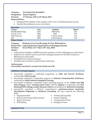 BIBHU-RESUME | DOC