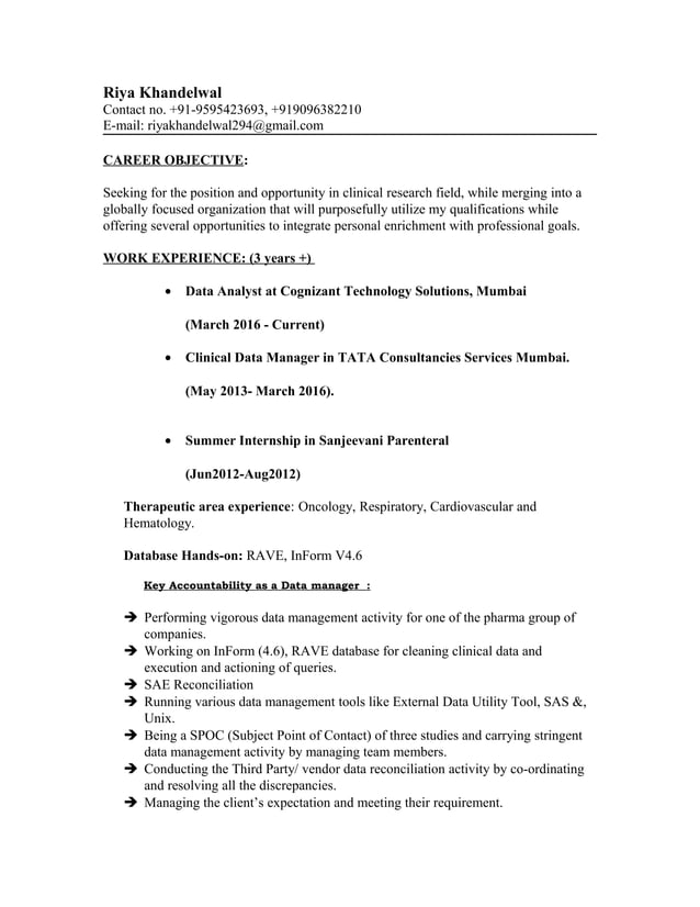 Riya Khandelwal_CV | DOC
