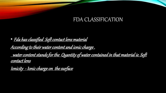 FDA and ISO Classification | PPTX | Chemistry | Science