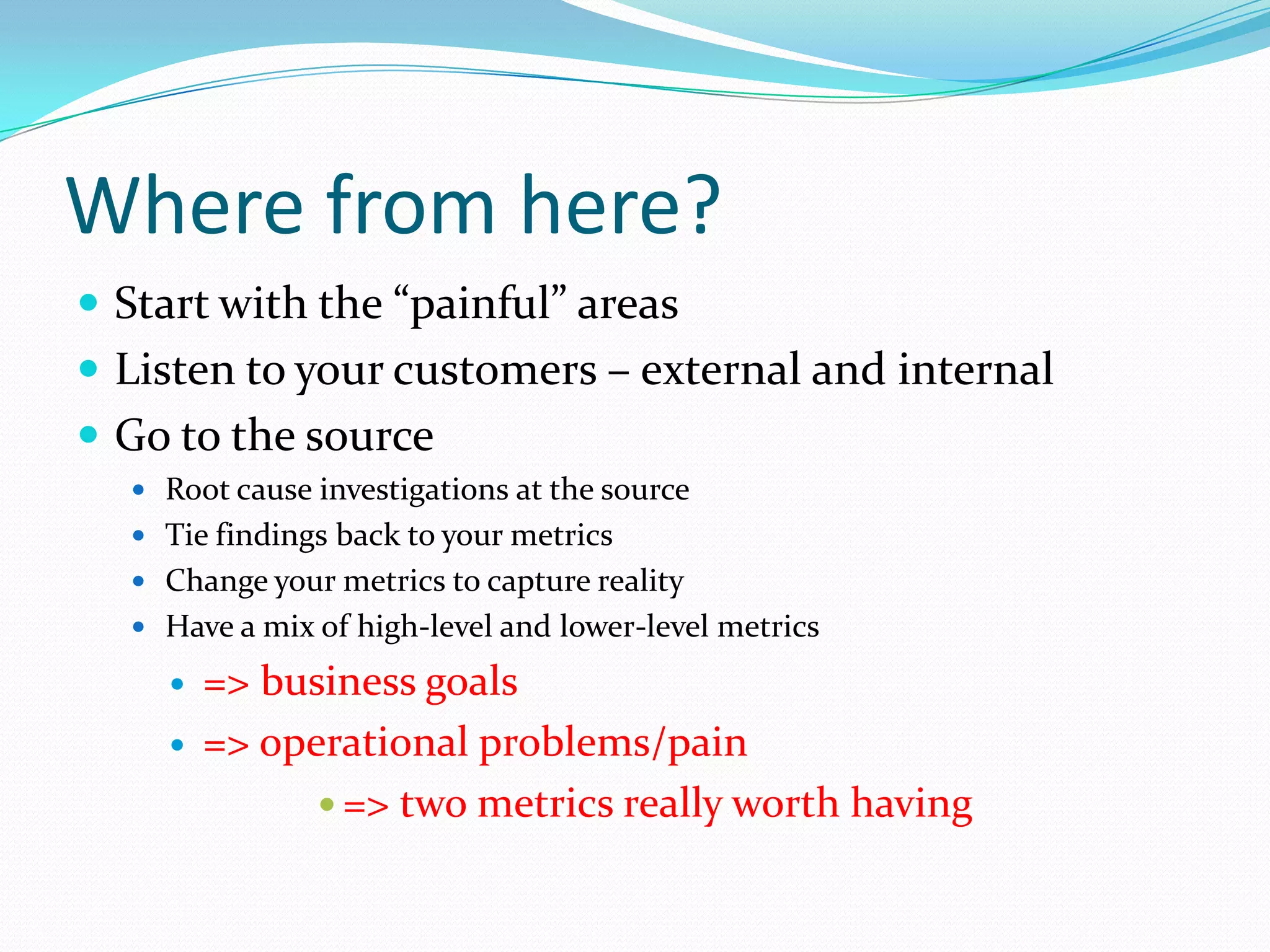 FDA ASQ presentation metrics April 2012 | PPT