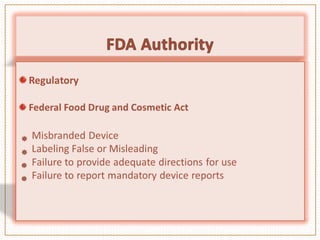 Fda Audits On Devices | PPT | Business | Business and Finance