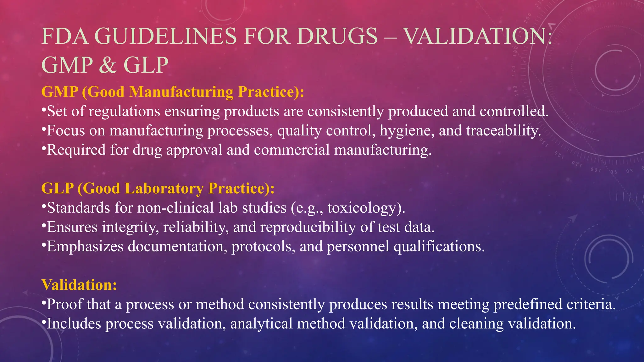 FDA Guidelines for Drugs, Cell Culture & Applications.pptx