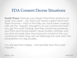 FDA Consent Decree Situations | PPTX
