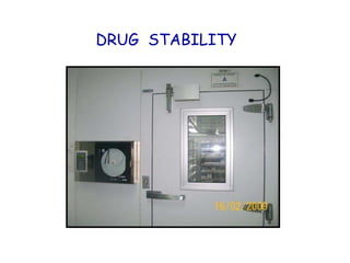 FDA container closure system & drug stability saurav anand 23 iip | PPSX